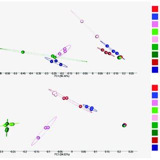 PCA Comparison For Targeted Analysis A Target Compounds From Table Download Scientific