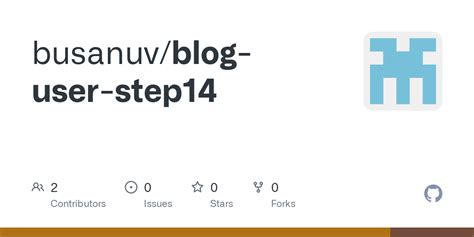 GitHub Busanuv Blog User Step