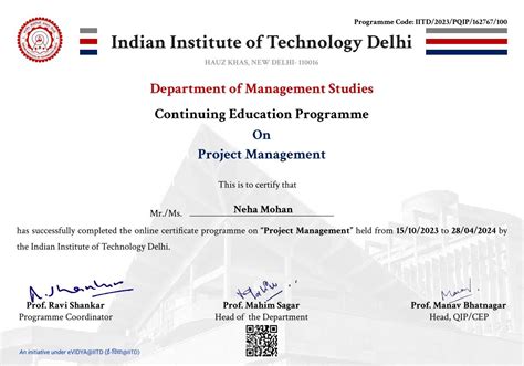 Neha Mohan On Linkedin I Am Happy To Share That Ive Obtained A New Certification Project