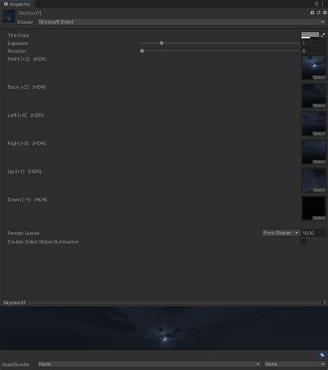 unity 制作天空盒 走看看