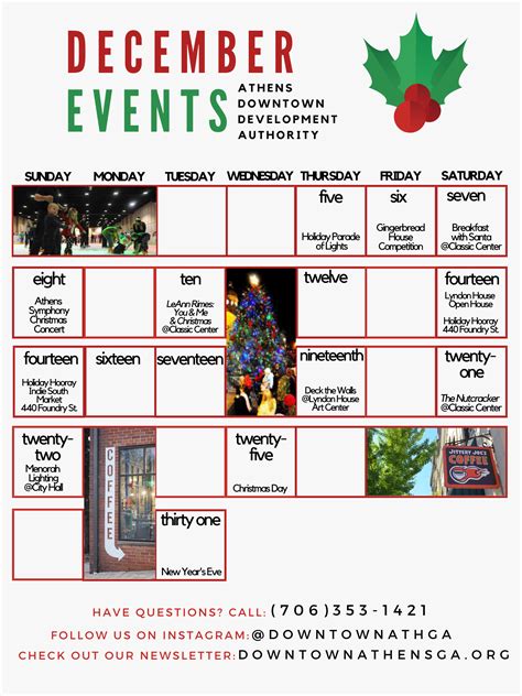 Athens Ga Music Calendar