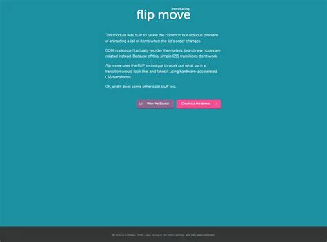 React Flip Move By Joshwcomeau A React Template Built At Lightspeed