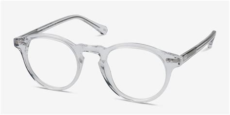 Theory Round Clear Full Rim Eyeglasses Eyebuydirect