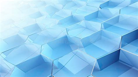 Futuristic Light Blue Geometric Background Stock Illustration Illustration Of Complex