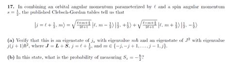 17 in combining an orbital angular momentum