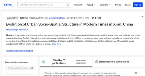 Evolution Of Urban Socio Spatial Structure In Modern Times In Xian China