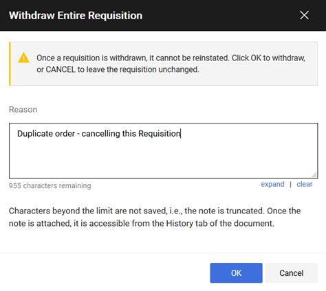 Cancelling A Submitted Requisition Procurement Services