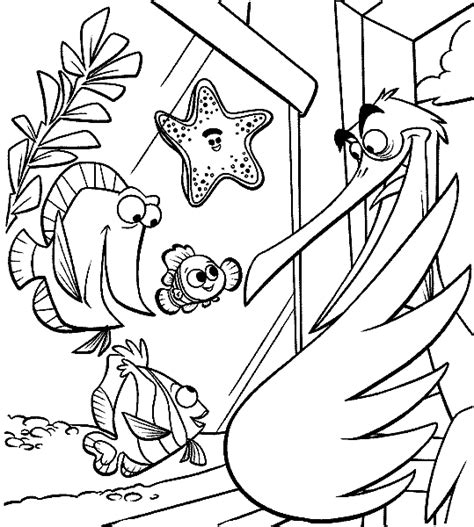Розмальовки У пошуках Немо
