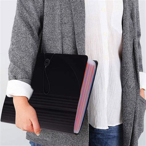 SG Stock PocketsA Expanding File Folder Document Organizer Portable Paper Storage