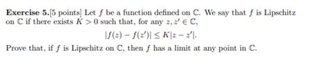 solved exercise 5 [5 points] let f be a function defined on