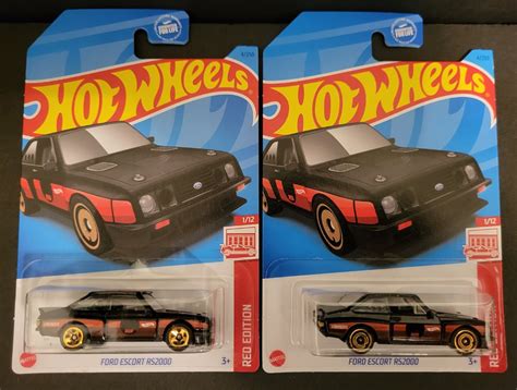 Ford Escort Red Edition Wheel Errors Variations And Errors Mattel
