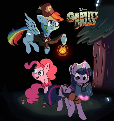 Mlp Gravity Falls Poster By Galaxydream28 On Deviantart