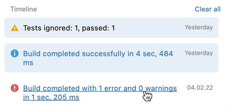 Notifications IntelliJ IDEA Documentation
