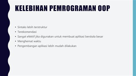 object oriented programming ppt