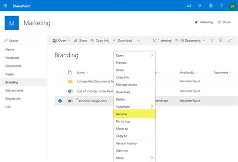Sharepoint Online Rename Files In Document Library Using Powershell