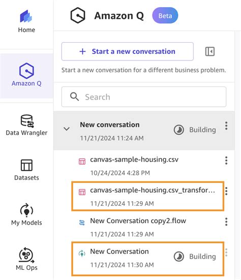 use amazon q developer to build ml models in amazon sagemaker canvas