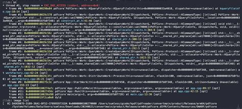 NoteAI 编程与调试 C MacOS crash dump App 崩溃日志解析方法