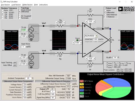 Ada4930 Oscillating With A Feedback Capacitor Qanda Differential Amplifiers And Adc Drivers