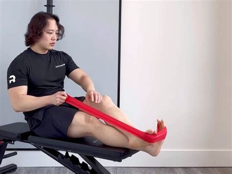 banded isometric ankle inversion — rehab hero
