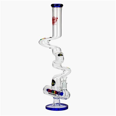 21 Xtream Kink Zong Inline Diffuser Glass Water Bong Inhalco