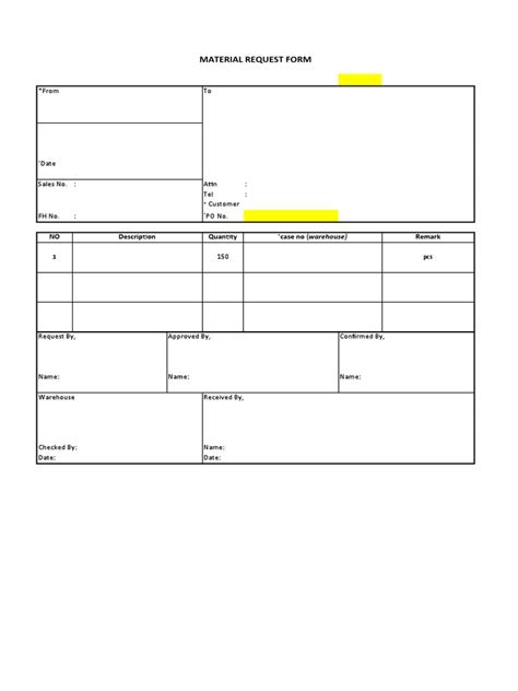 material request form pdf