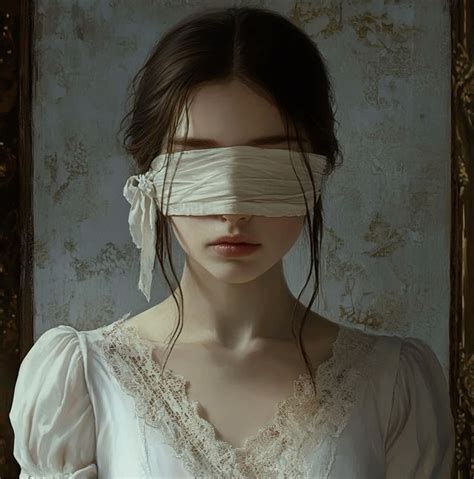 Девушка с завязанными глазами в 2025 г Фотографии девочек Прически Глаза