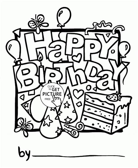 Black And White Printable Birthday Cards At Gansonnyblog Blog
