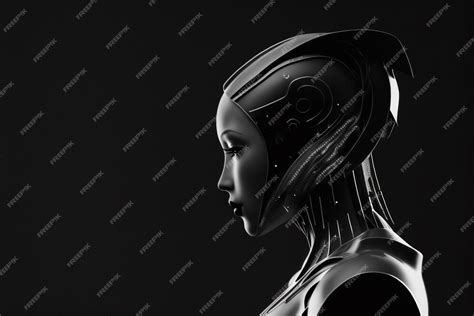 Premium Photo Robot Woman Background Created With Generative Ai Technology Premium Photo Robot Woman Background Created With Generative Ai Technology