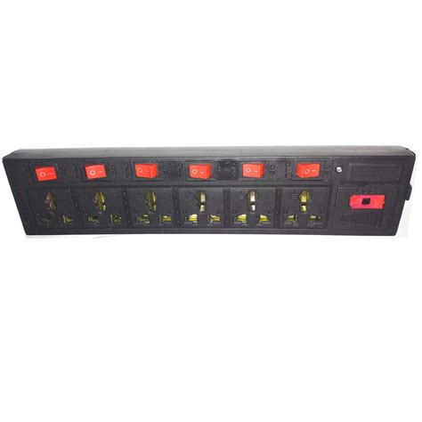 Buy 6 Socket 6 Switch 1 5mtr Wire Extension Board Computer Board Electric Board Online ₹197