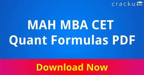 Mah Mba Cet Quant Formulas Pdf Cracku Mah Mba Cet Quant Formulas Pdf Cracku