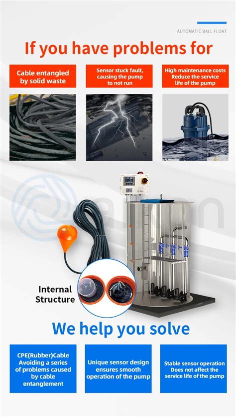 Industrial Automatic Water Level Controller Switch Control Floating Switch Liquid Level Sensors