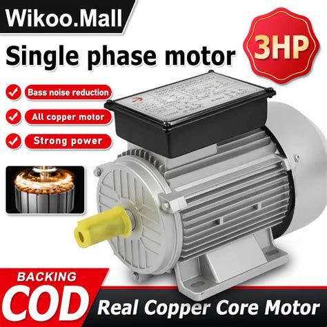 In Vogue Electric Motor Induction 220v Induction 3hp All Copper Single
