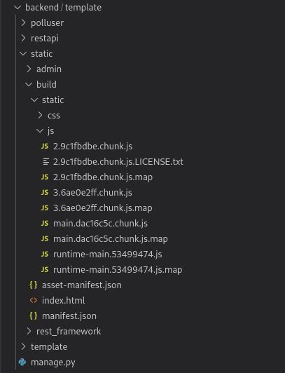 Django Doesn T Load Build Static Files ReactJS Stack Overflow