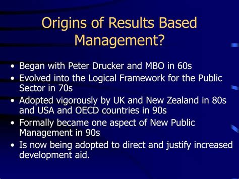 Ppt Results Based Management Powerpoint Presentation Free Download Id 262027