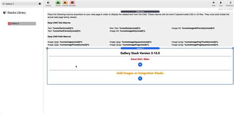 Gallery 3 Easy Cms Instacks Support