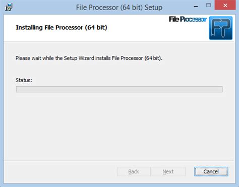 file processor installation file processor