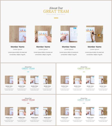 배치형 파워포인트 템플릿 And 깔끔한 회색 Ppt 템플릿 Poipl