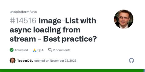 Image List With Async Loading From Stream Best Practice