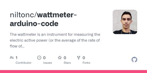 GitHub Niltonc Wattmeter Arduino Code The Wattmeter Is An Instrument For Measuring The