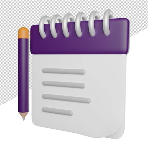 premium psd notepad diary memo