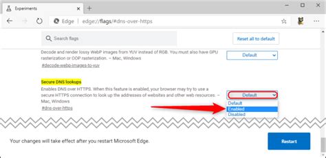 How To Enable DNS Over HTTPS In Microsoft Edge