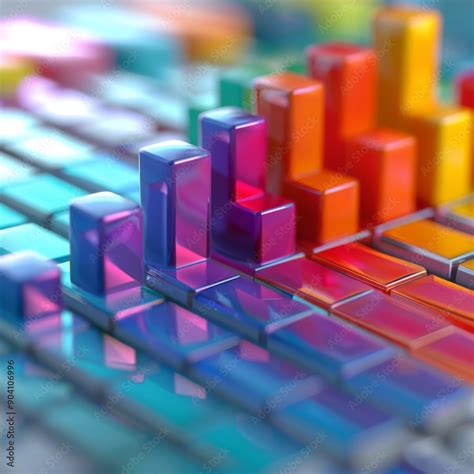 Manual Graphic Illustration Featuring Bar Charts To Display Numerical
