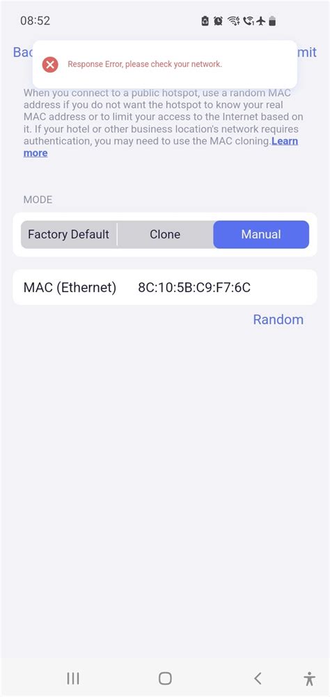 Mac Clone Random Assignment Not Working Beryl Ax Technical Support