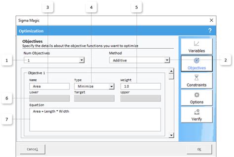 Optimize Help Manual Sigma Magic