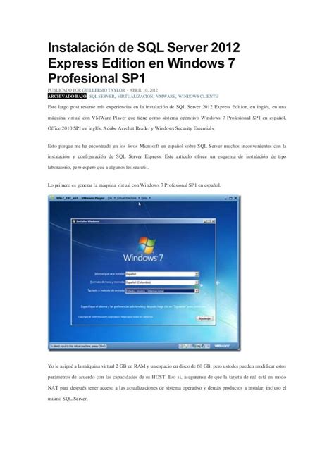 Sql Server Express Windows 7 Hisdas