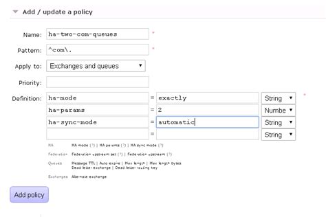 RabbitMQ Configuration For HA Queue Mirroring MICROIDEATION