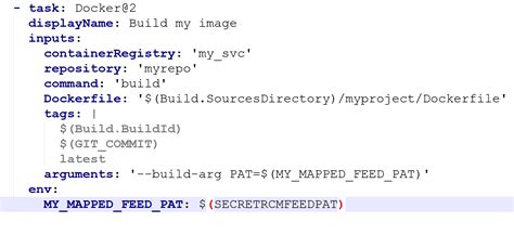 Feature Request Docker Task Accept Environment Variables · Issue 8483