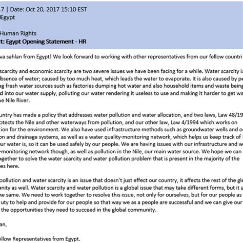 Example Opening Statement Download Scientific Diagram