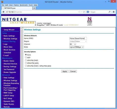 Common Home Router Web Interfaces Pictures Cnet