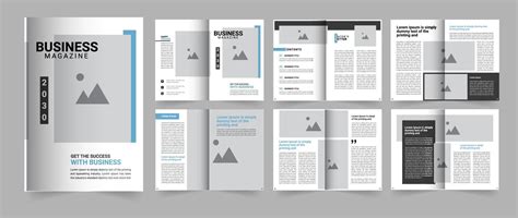 Business Magazine Template For Your Company And Business 16463492
